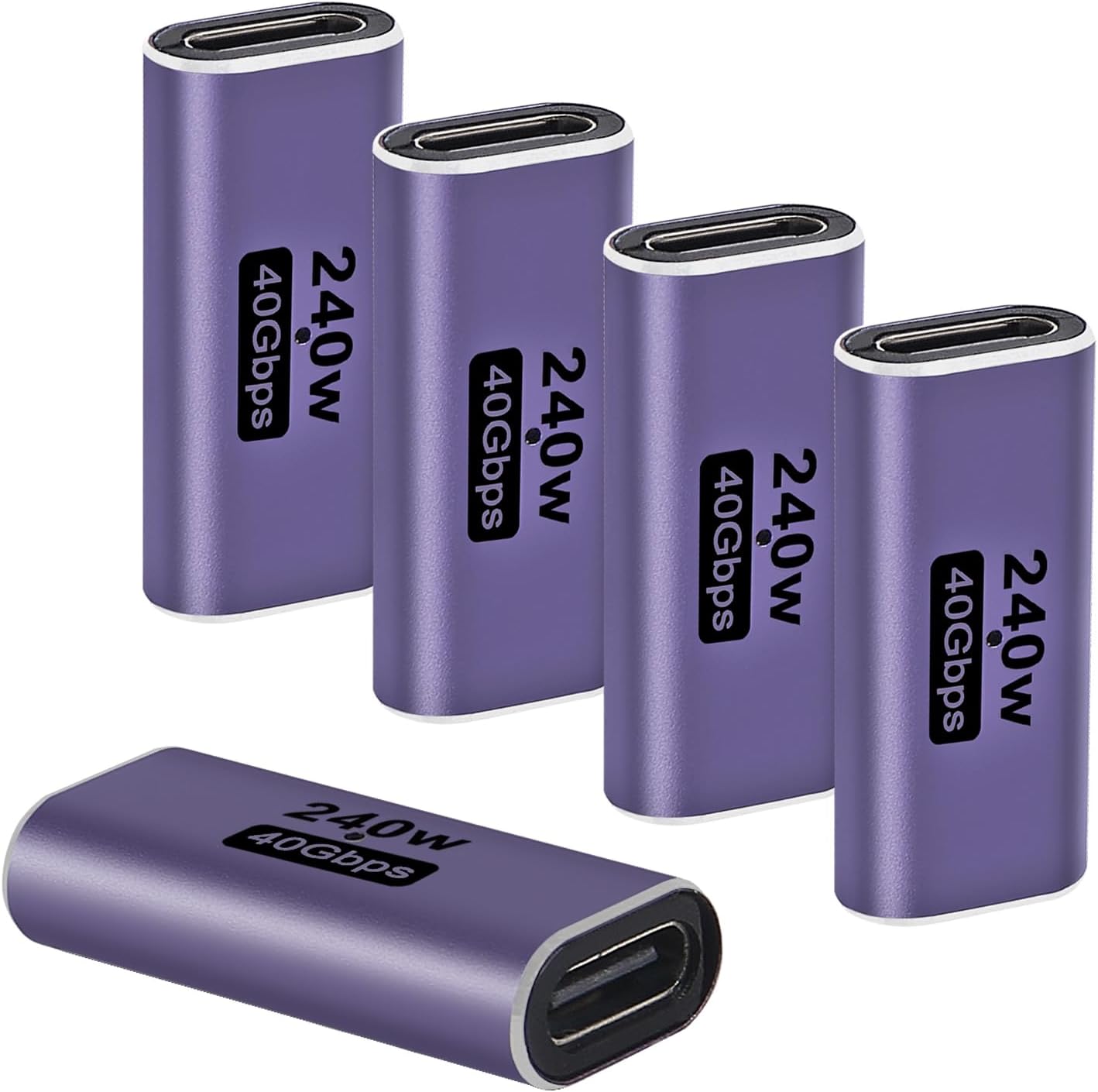 Amazon.com: AreMe 240W USB C Adapter (2 Pack), USB Type C Female to ...