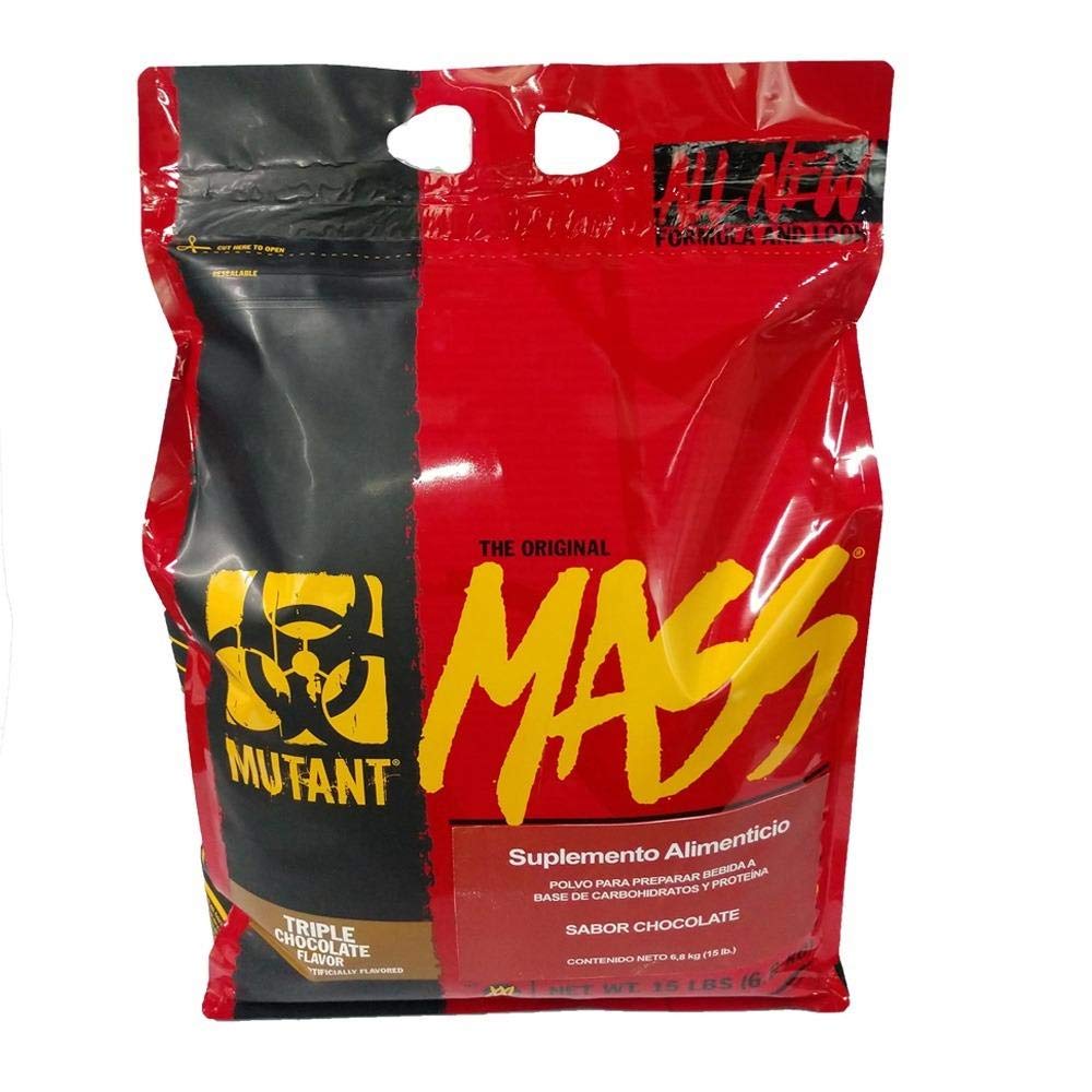 Mutant Mass 15 Lbs Sabor Triple Chocolate. : Amazon.com.mx: Salud y ...
