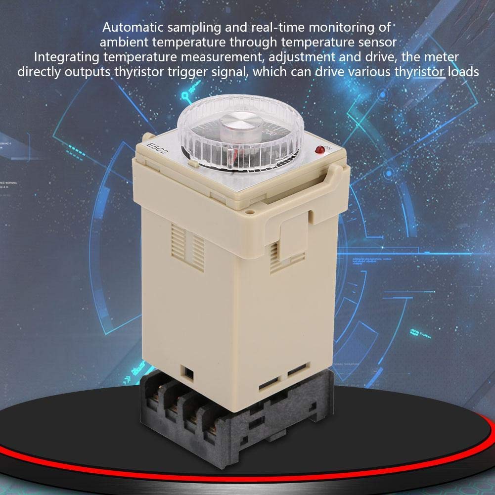 Buy LONGJUAN-C Tool Temperature Controller,Analog Dial Thermostat ...