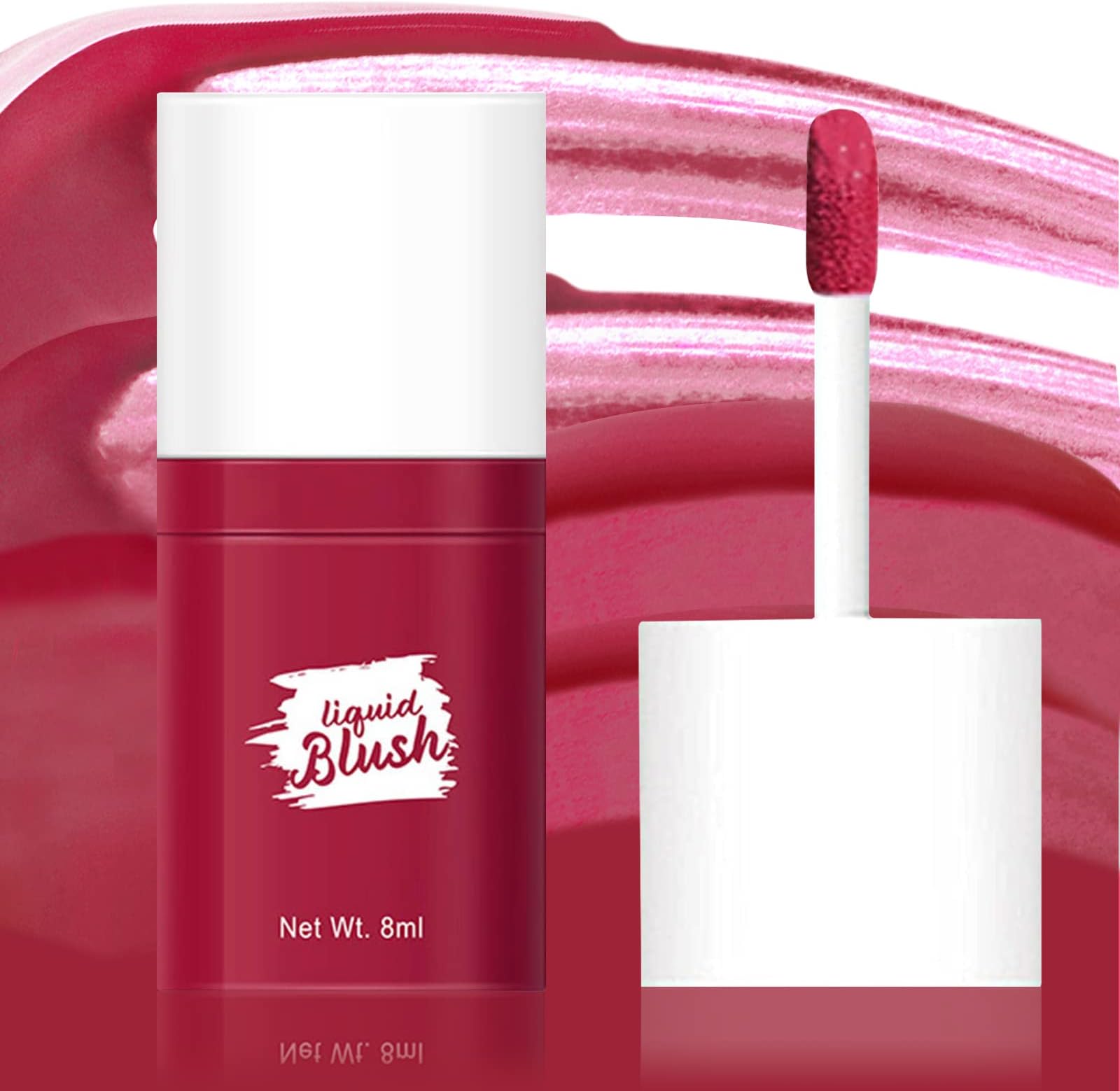 Amazon.com : Liquid Blush,Luxsea Cream Blush Liquid Stick for Cheeks, Waterproof Cheek Stain ...