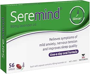 Seremind 80Mg Lavender Oil Capsules 56-Pieces : Amazon.com.au: Health ...
