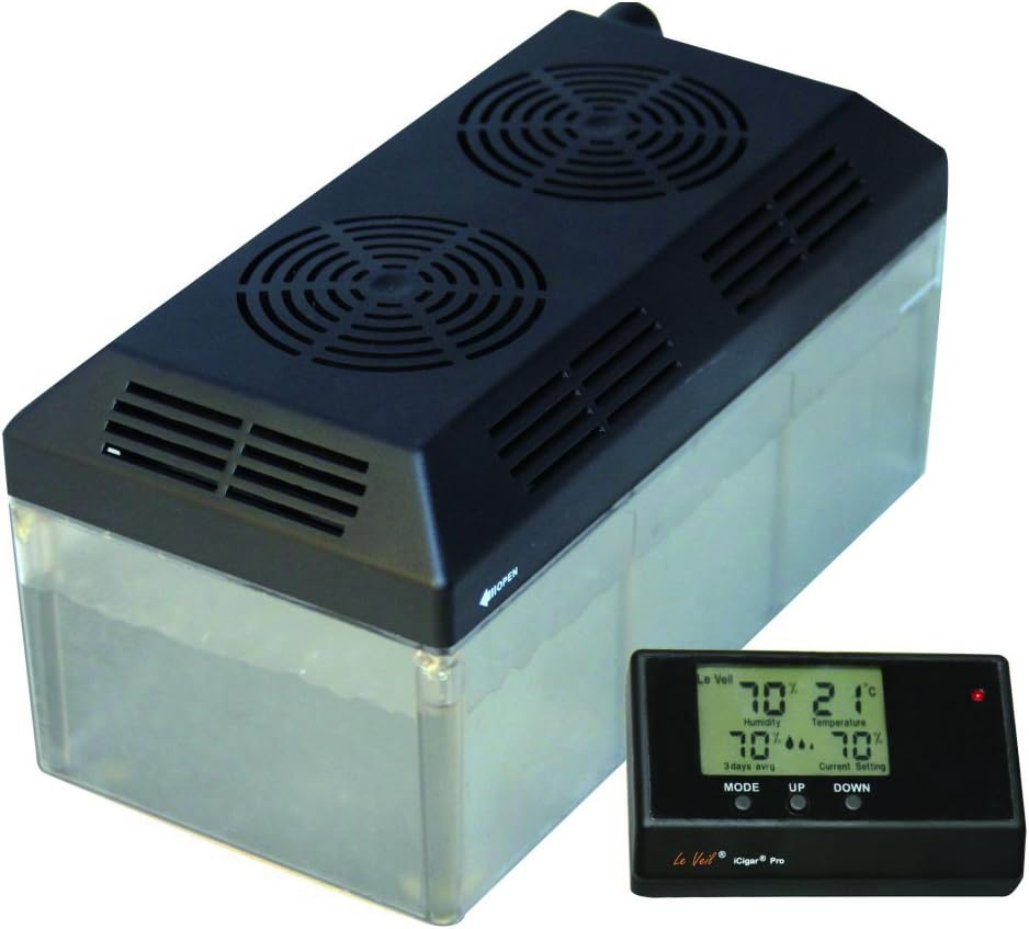 Amazon.com: Le Veil iCigar Pro Digital Humidifier for Cabinet Humidors ...