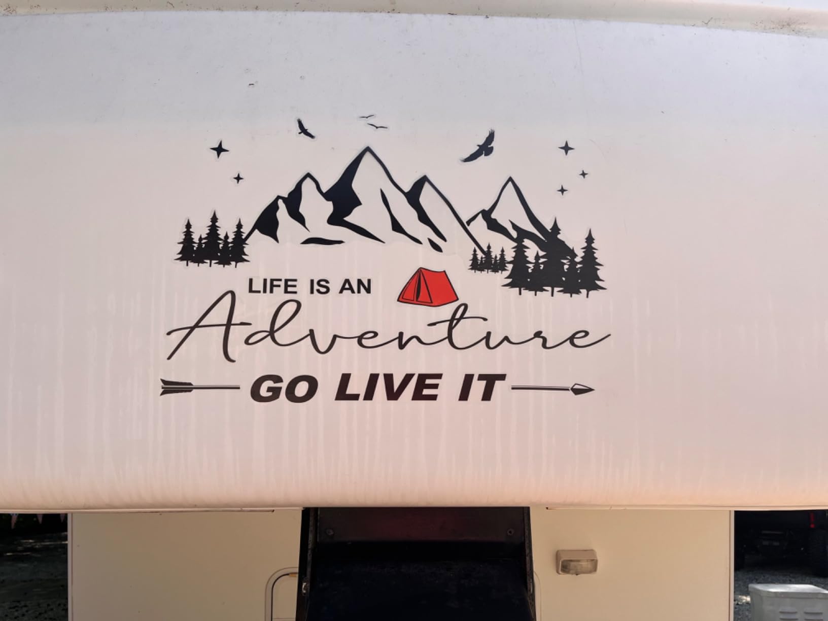 Amazon.com: Adventure Theme Decor Wall Stickers,Life is an Adventure Go ...