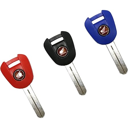 Amazon.com: ATOPAL Motorcycle Blank Key Uncut Blade Replacement ...