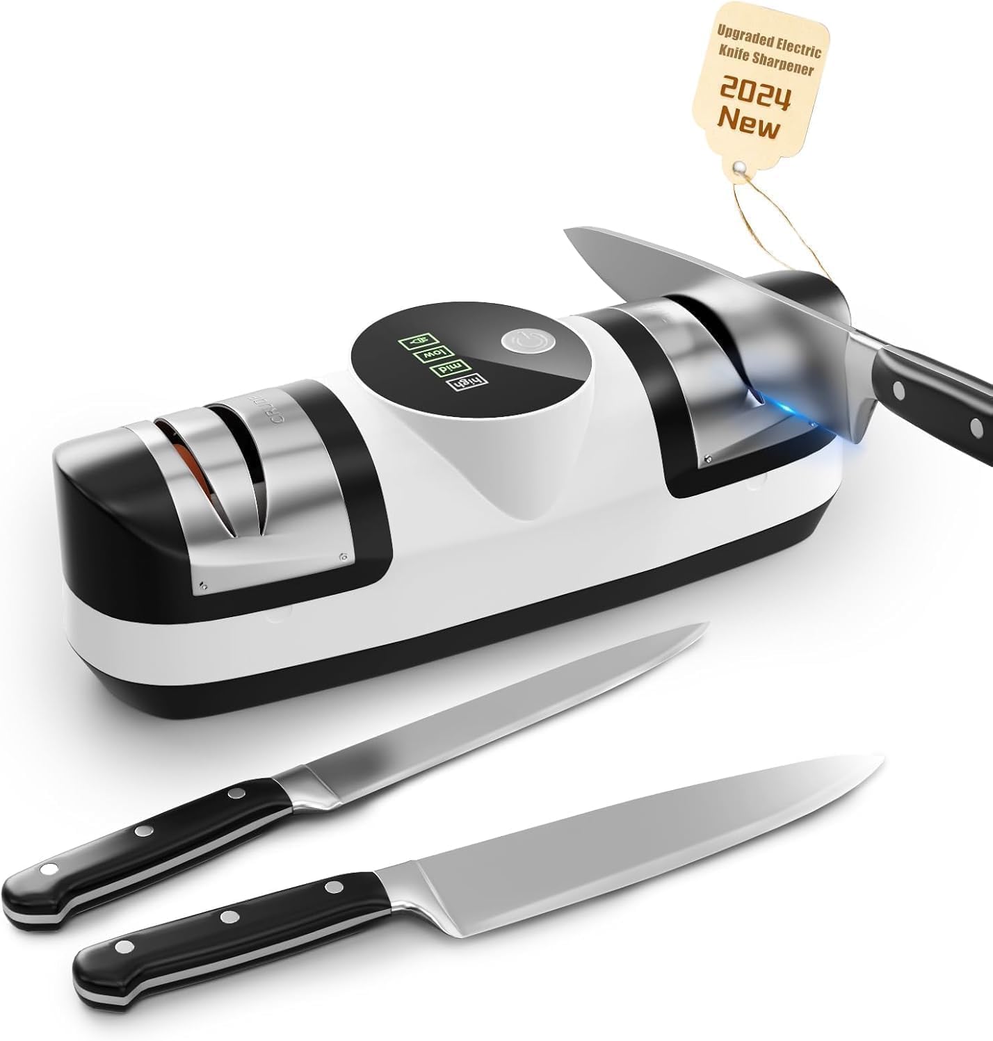 Amazon.com: Electric Knife Sharpener, 5 in 1 Knife Sharpening System ...