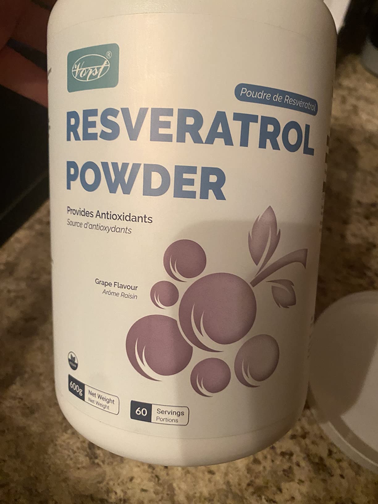 VORST Resveratrol Powder 600G | Polyphenol Supplement for Antioxidants ...