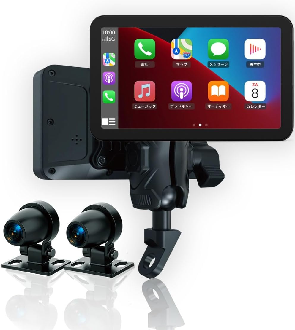 Amazon.co.jp: タナックス(TANAX) バイク スマートライドモニター XR-2 ドライブレコーダー付き高性能スマートモニター ...