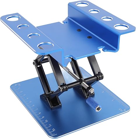 Luocute RC Car Work Stand, Simulation Metal RC Repair Workstation ...