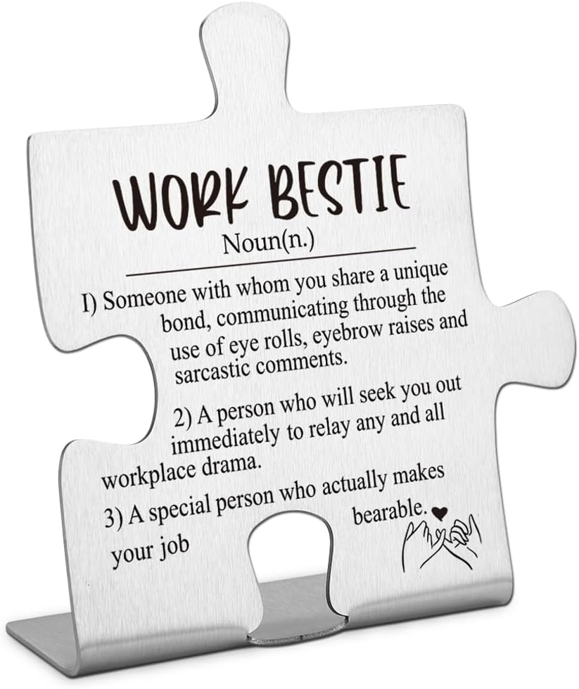 Amazon.com: Work Bestie Gifts for Women Funny New Job gifts for Work ...