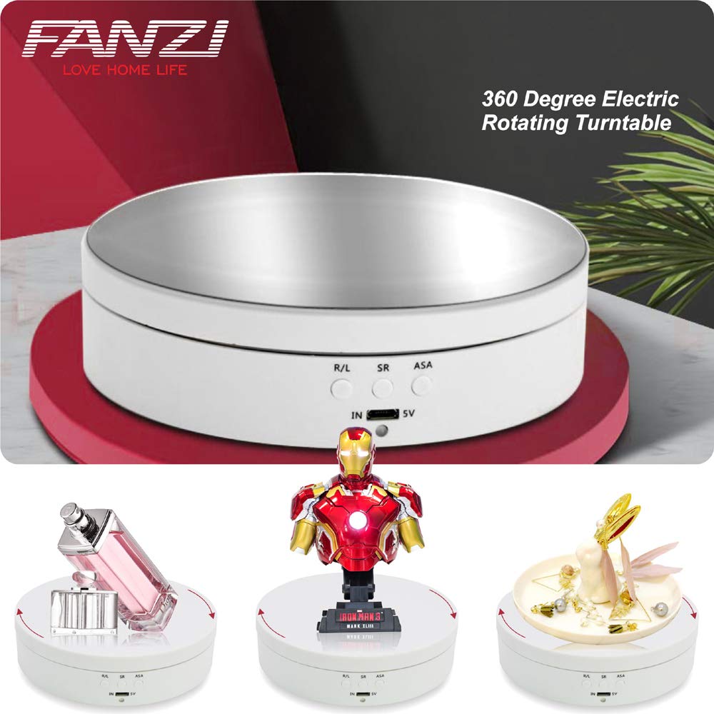 Buy FANZI Motorized Turntable Display for Display Jewelry, Watch ...