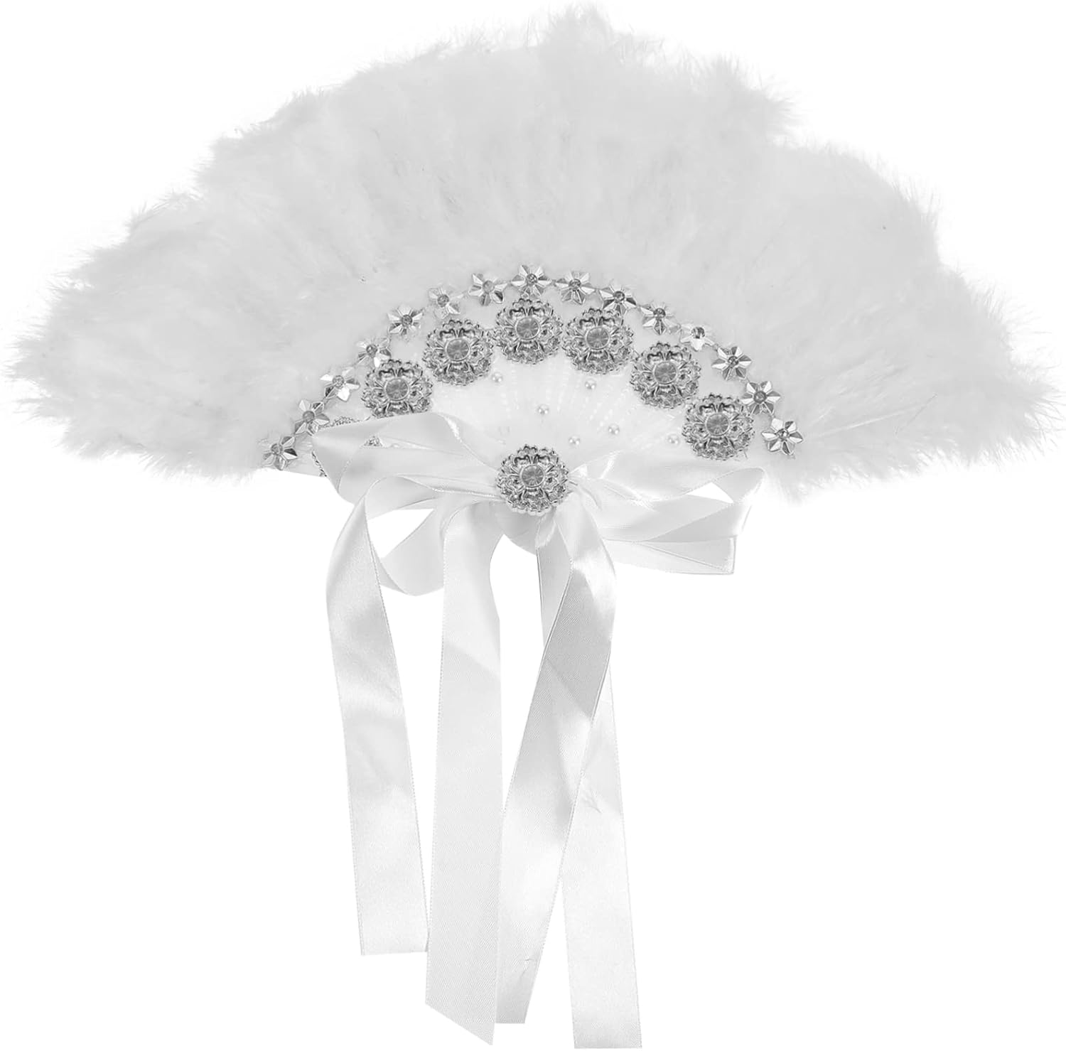 Amazon.com: Amosfun Hand Fan Flapper Fan Wall Hanging Fan Wedding Party ...