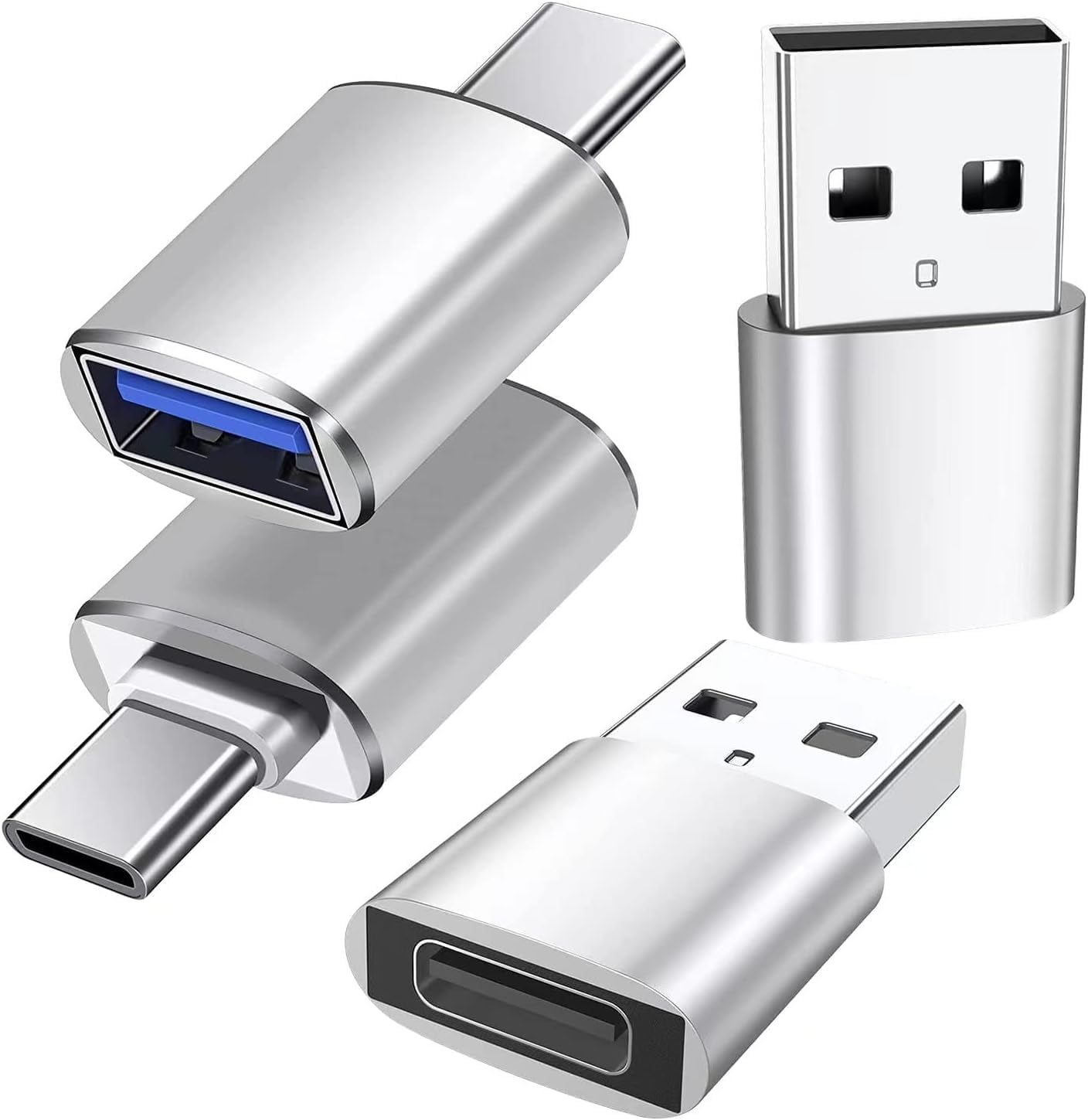 Amazon.com: [4 Pack] USB C to USB Adapter,Type C to USB Adapter, 3.0 ...