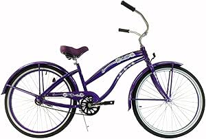 Amazon.com : GreenLine Bicycles Ladies 26" Aluminum Single Speed Beach ...