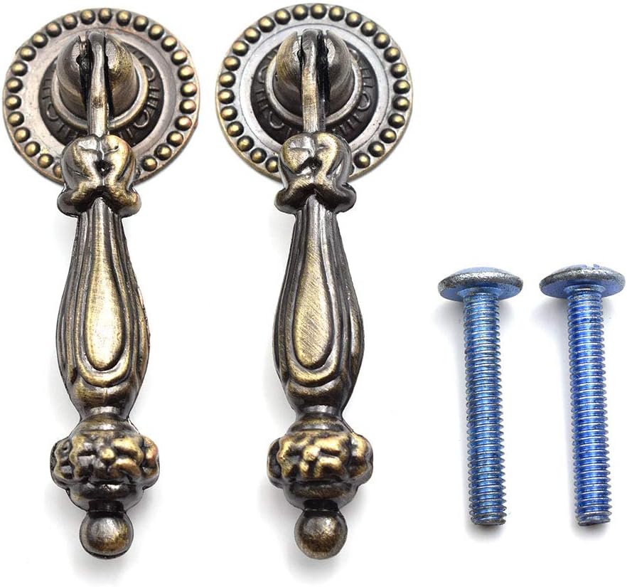 Aifeier ET Antique Tear Drop Decorative Pendant Pull Handle Dia 28mm ...
