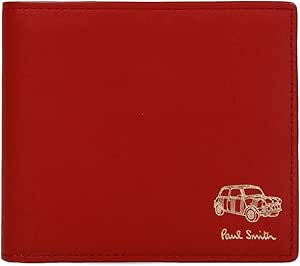 Amazon | [ポールスミス] ミニエンボス 二つ折り財布 メンズ ウォレット 2つ折り財布 純正化粧箱付き ショップバッグ セット品 873851 BPS012 (レッド) | Paul ...
