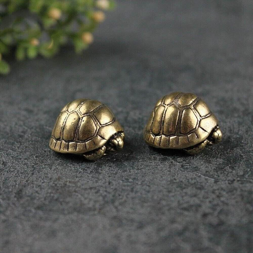 Amazon.com: QumHmup 2pcs Mini Retro Pure Copper Snail Figurine ...