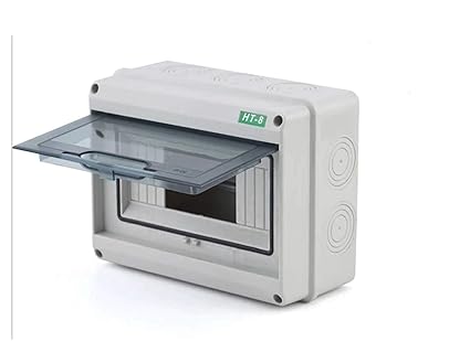 8 way Pvc MCB box with Cover Weatherproof IP65 Rated Heavy Quality ...