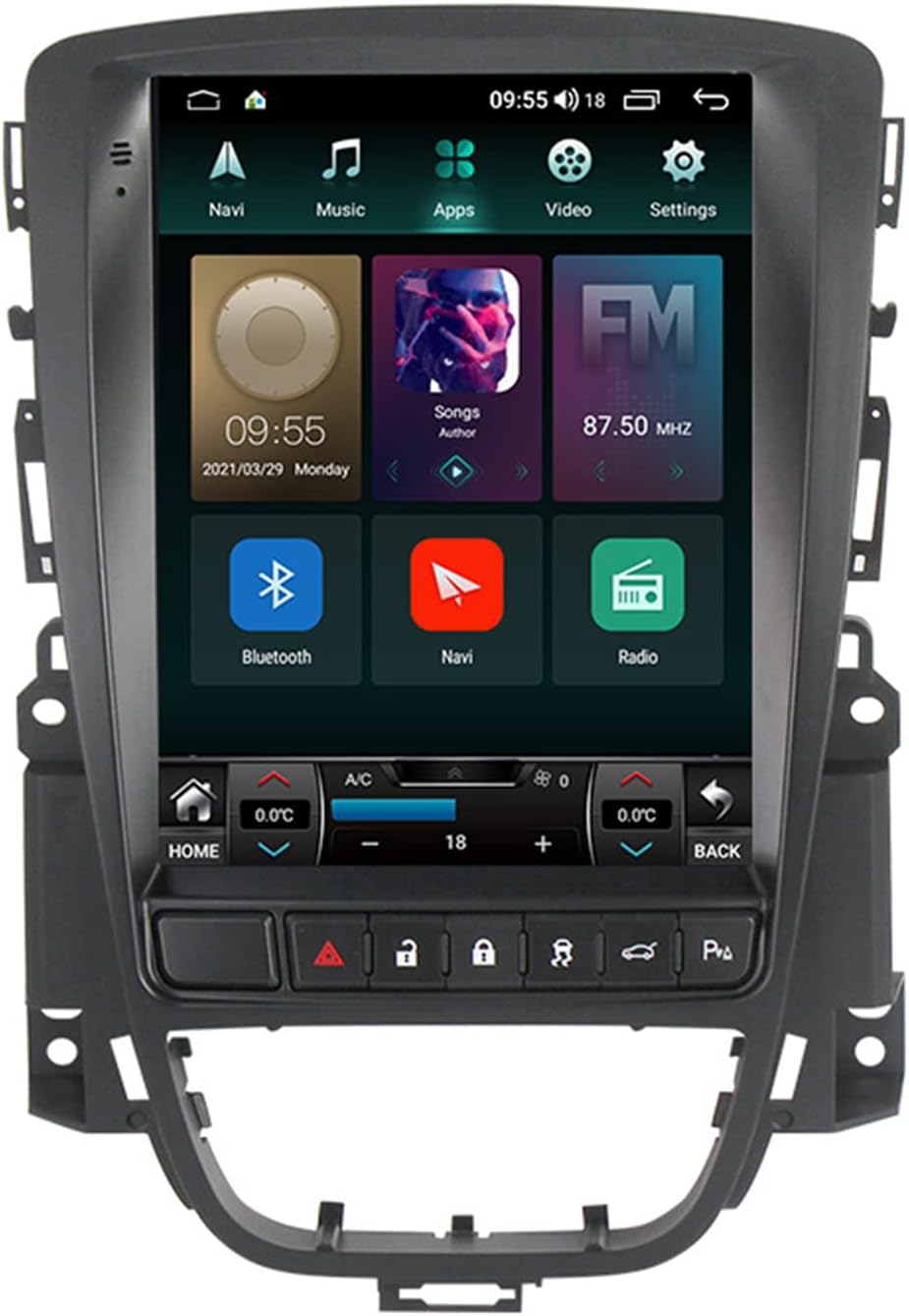 Android 11 Car Radio for Buic-k Excelle XT 2009-2015/O-pel A-stra J 9.7 ...