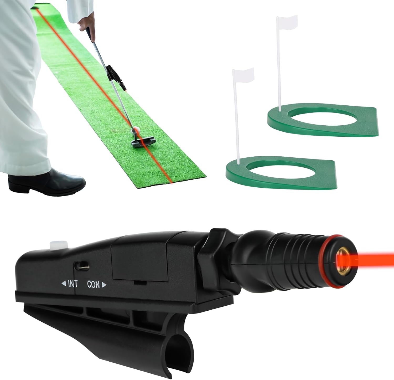 Amazon.com : Golf Laser Putting Training Aid with Two Modes, Laser Putt ...