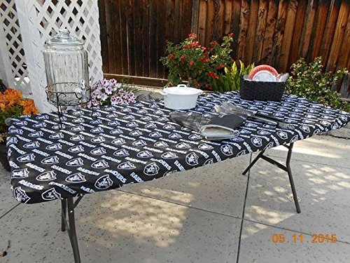 Amazon.com: Reusable Stay Put, Fitted Tablecloth for your Football ...