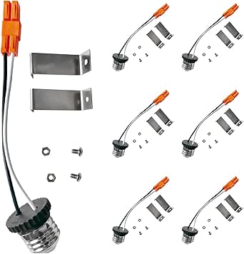 ASD (6 Pack) Retrofit Kit for LED Disk Light Installation in 4 Inch ...