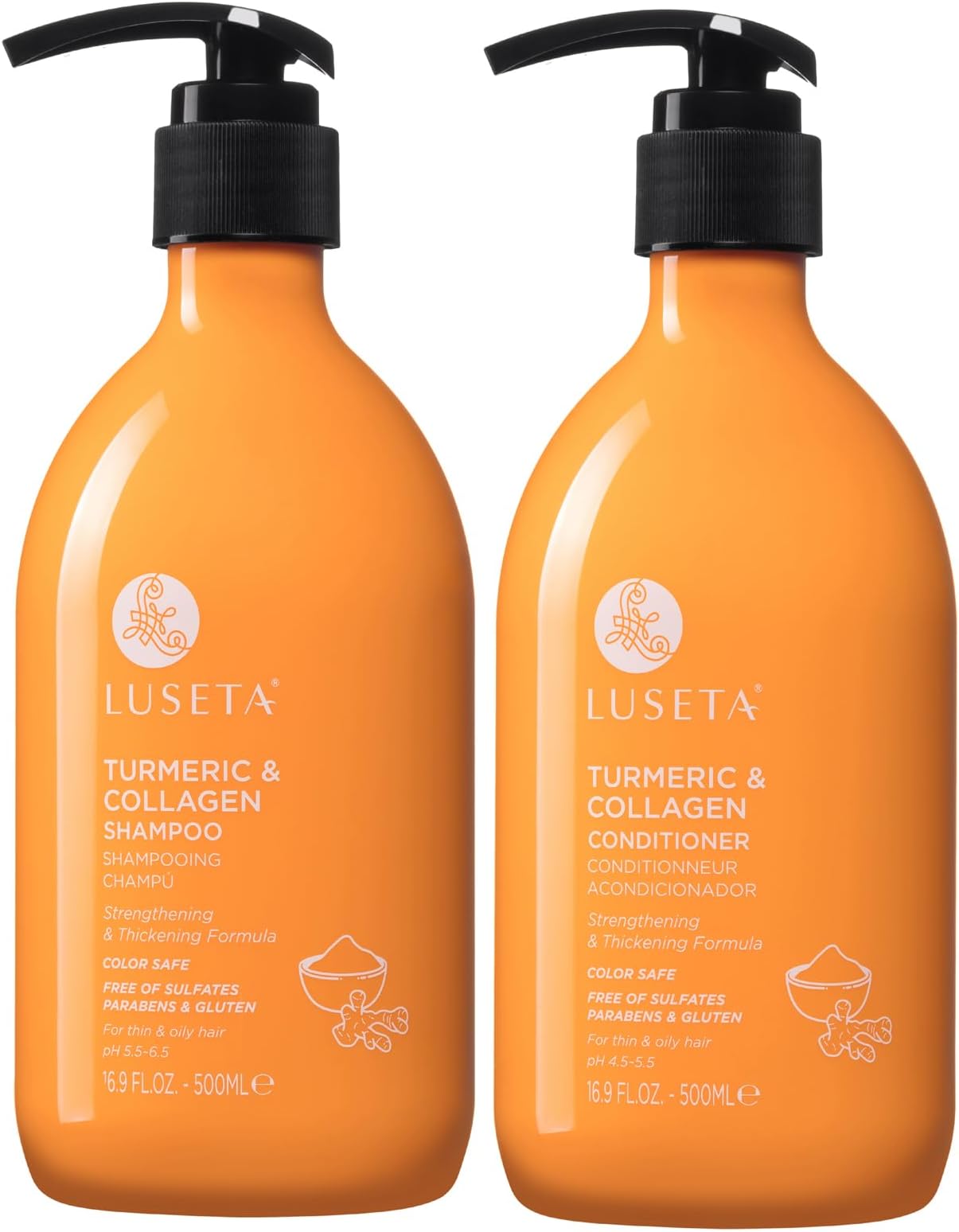Amazon.com : Luseta Shampoo and Conditioner Set for Hair Growth with ...