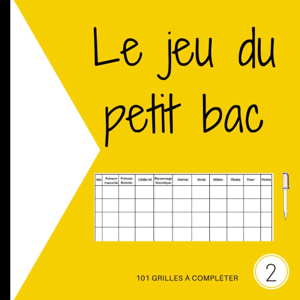 Buy Le jeu du petit bac. 101 grilles à compléter. 2: Carnet de score ...