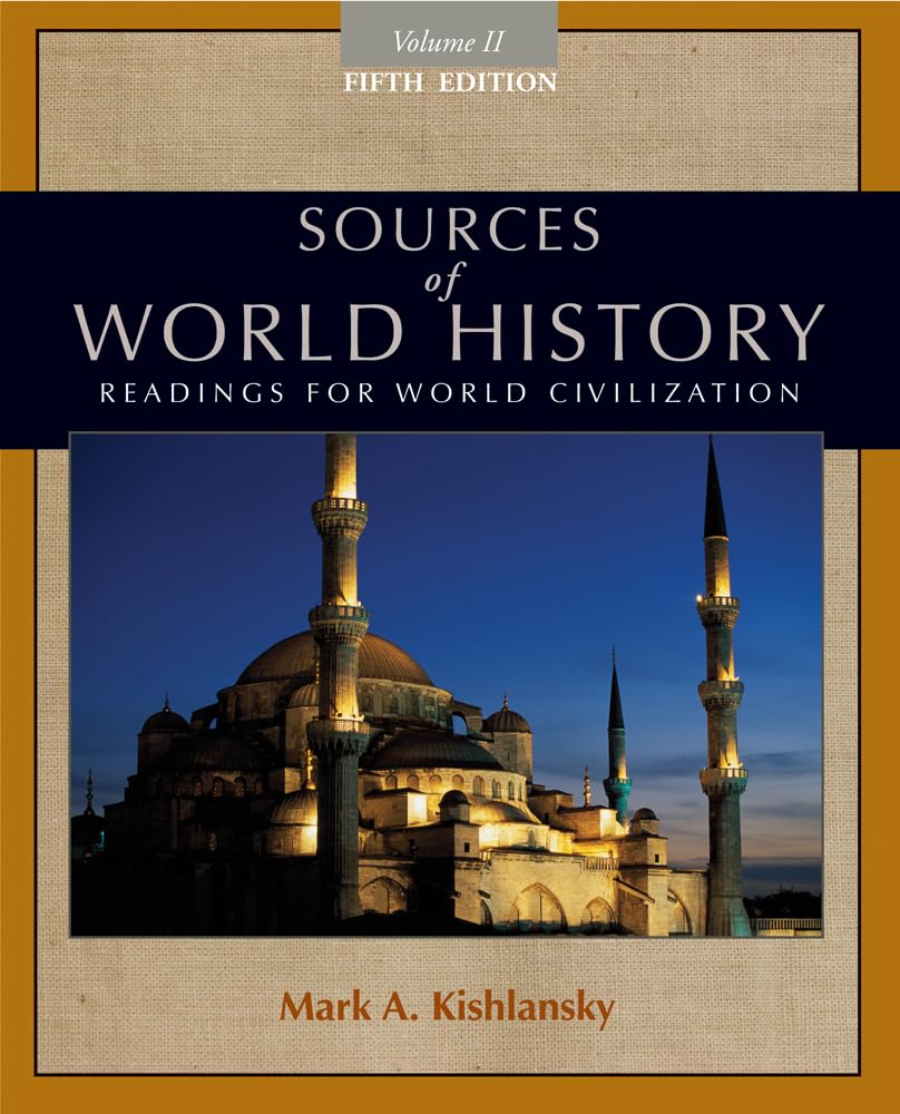 Amazon.com: Sources of World History, Volume II: 9780495913184 ...