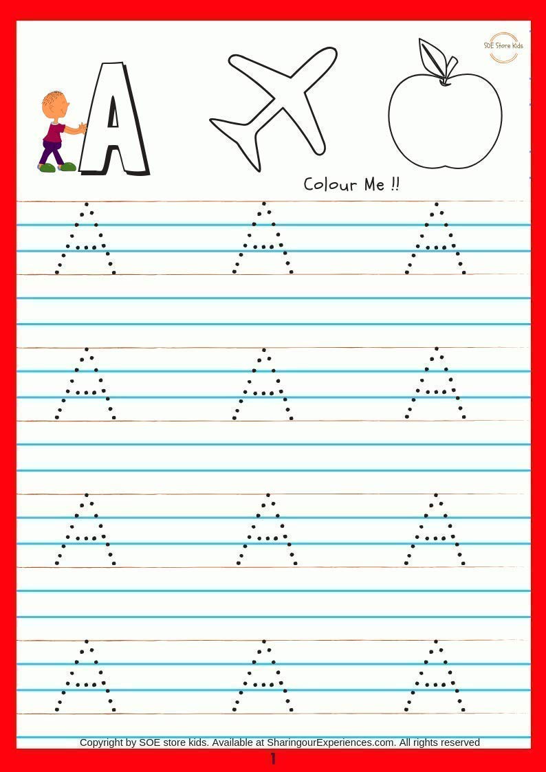 Buy SOE Store Kids Capital Small Alphabets Writing Activity Book For 