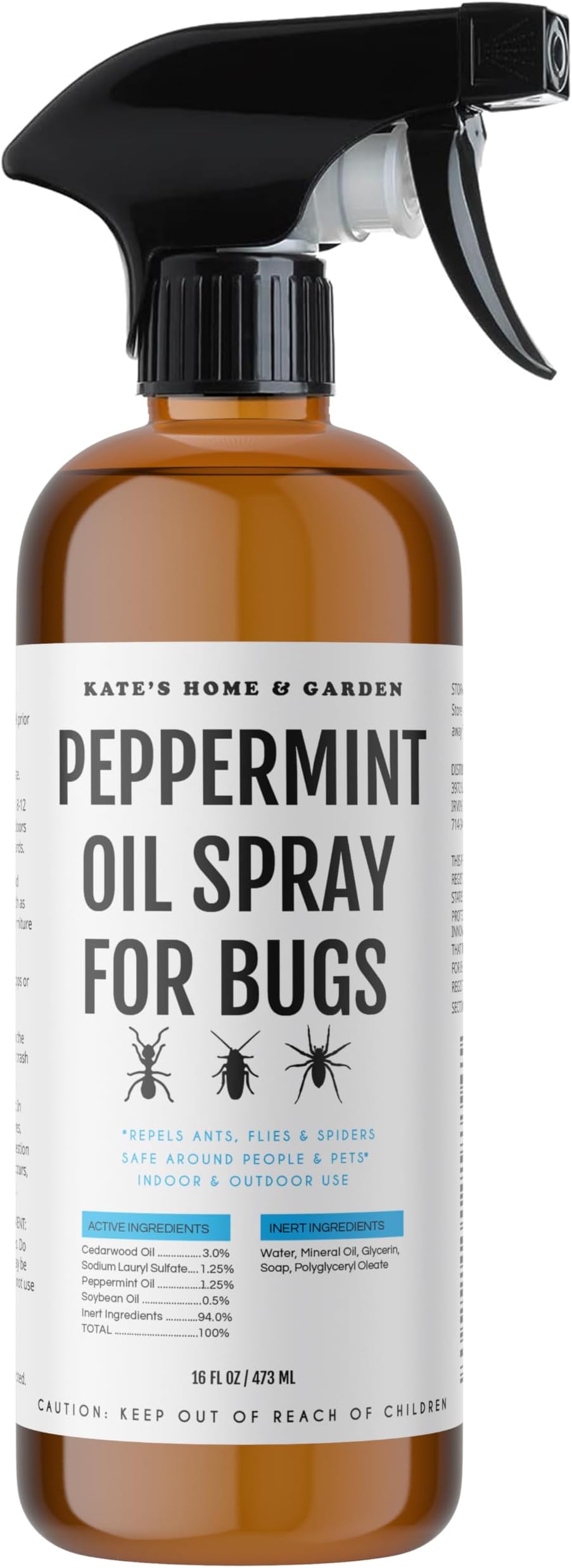 Amazon.com: Mighty Mint 16 oz Peppermint Oil Insect & Pest Spray - for ...