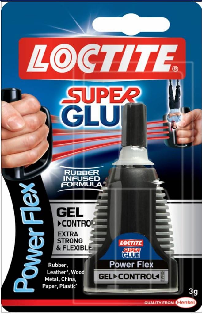 Loctite Super Glue Power Flex Gel Control 4g Ref : Amazon.co.uk: DIY ...