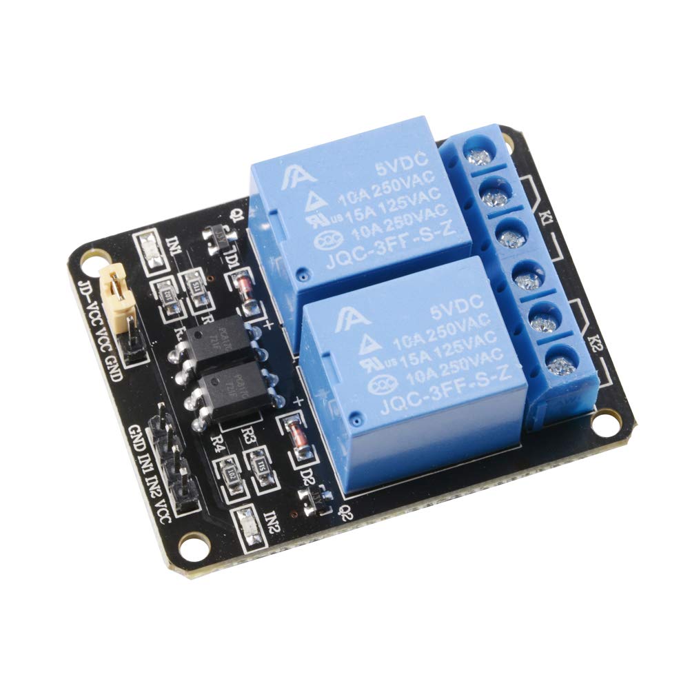 Relays 2 channel relay module MCIGICM 2 Channel DC 5V Relay Module for Arduino UNO R3 DSP ARM ...
