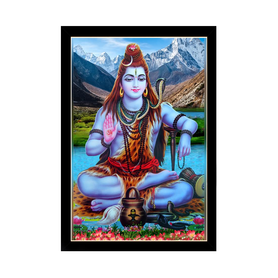 Dharvika Innovations Shiva Photo Frame | Shiva Parvati Photo Frame ...
