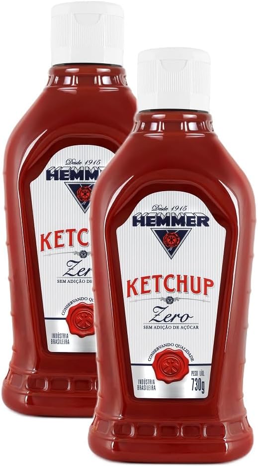 KETCHUP ZERO 730G HEMMER (2 x 730g) | Amazon.com.br