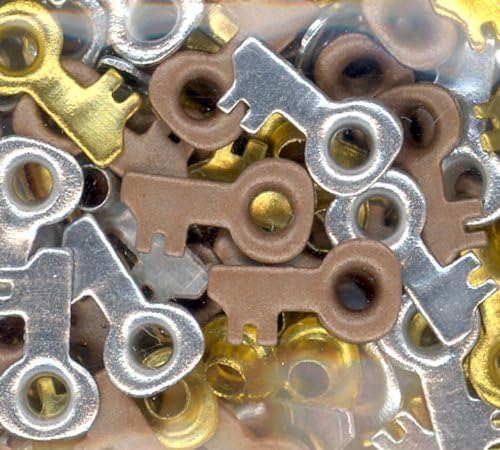 Amazon.com: EyeLets Etc. 1/8 Inch Key Shaped Eyelets Assortment, Pack ...