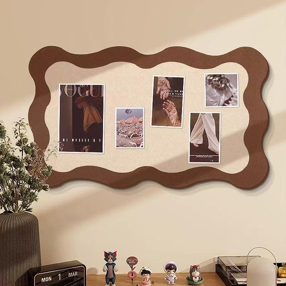 Amazon.com: Felt Bulletin Board,Self Adhesive Notice Board with 30 ...