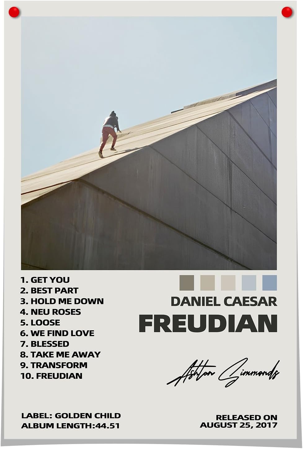 Amazon.com: Daniel Caesar Poster Freudian Album Covers Music Posters ...