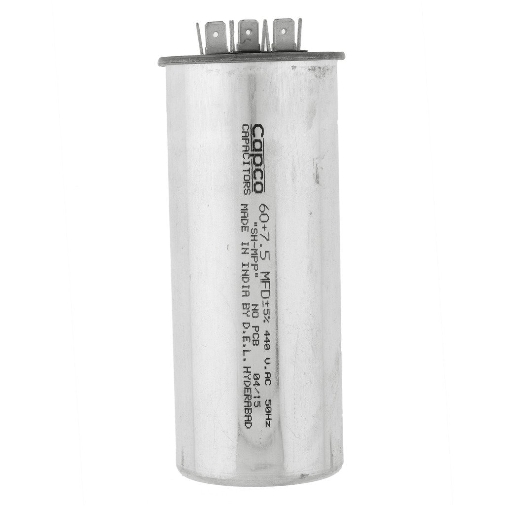 Capco Air Conditioner Capacitor AC 450V 50 HZ 60+7 MFD : Amazon.in ...