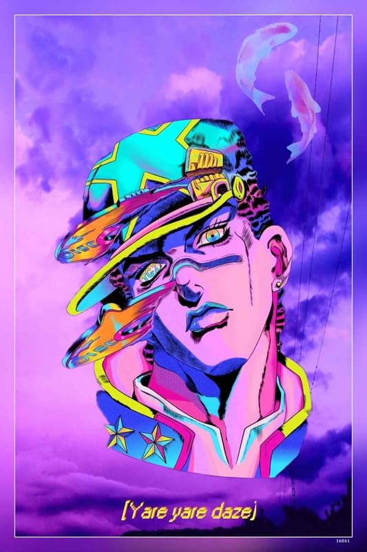 POSTERDADDY Jotaro Anime Jojo Jojo Bizarre Adventure Jotaro Stone Ocean ...
