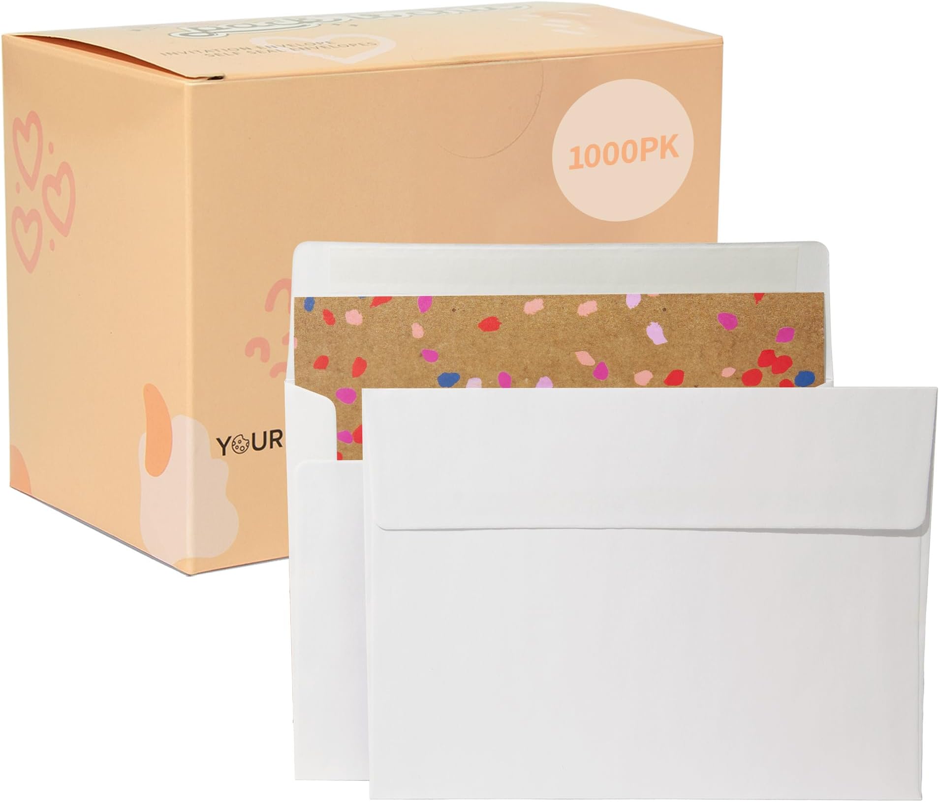 Amazon.com : 800 Pcs Envelopes Self Adhesive Printable Envelopes Bulk ...