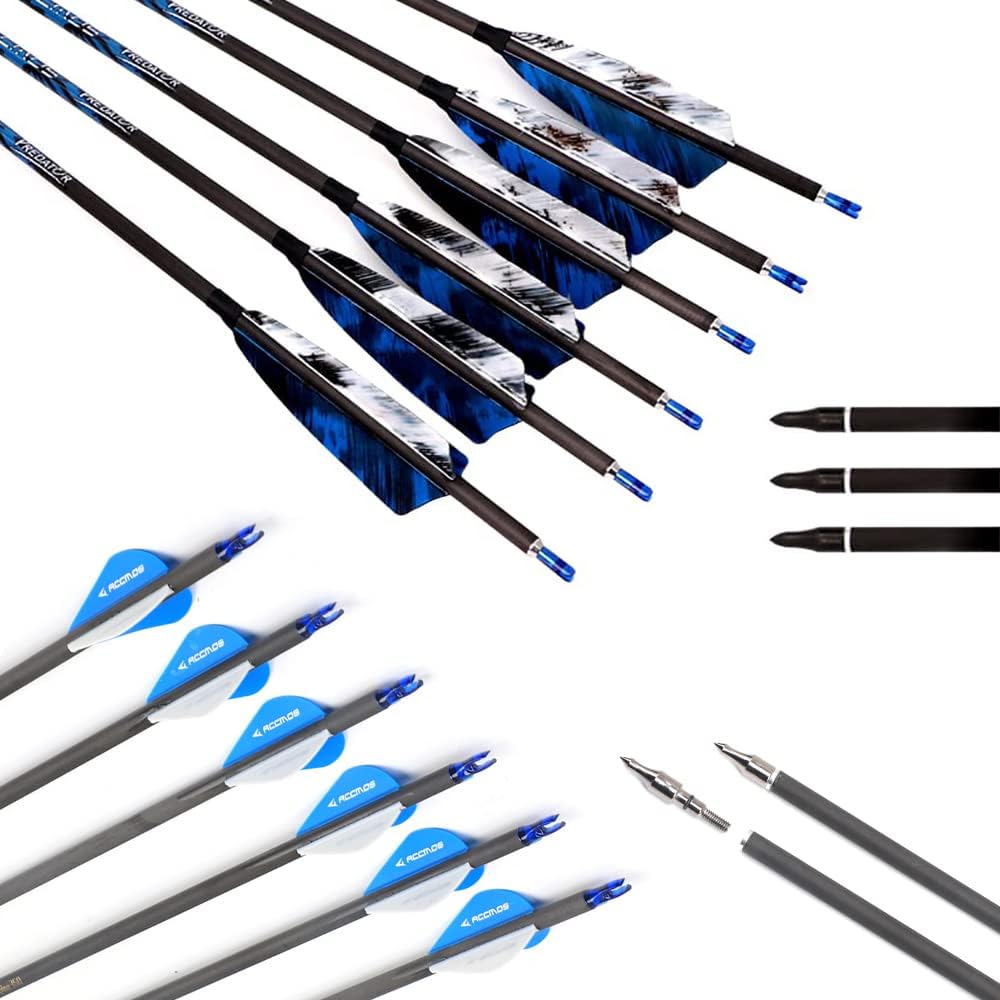 Amazon.com: 340/350-Spine Arrow 27-Inch Arrow Target Practice Arrow ...