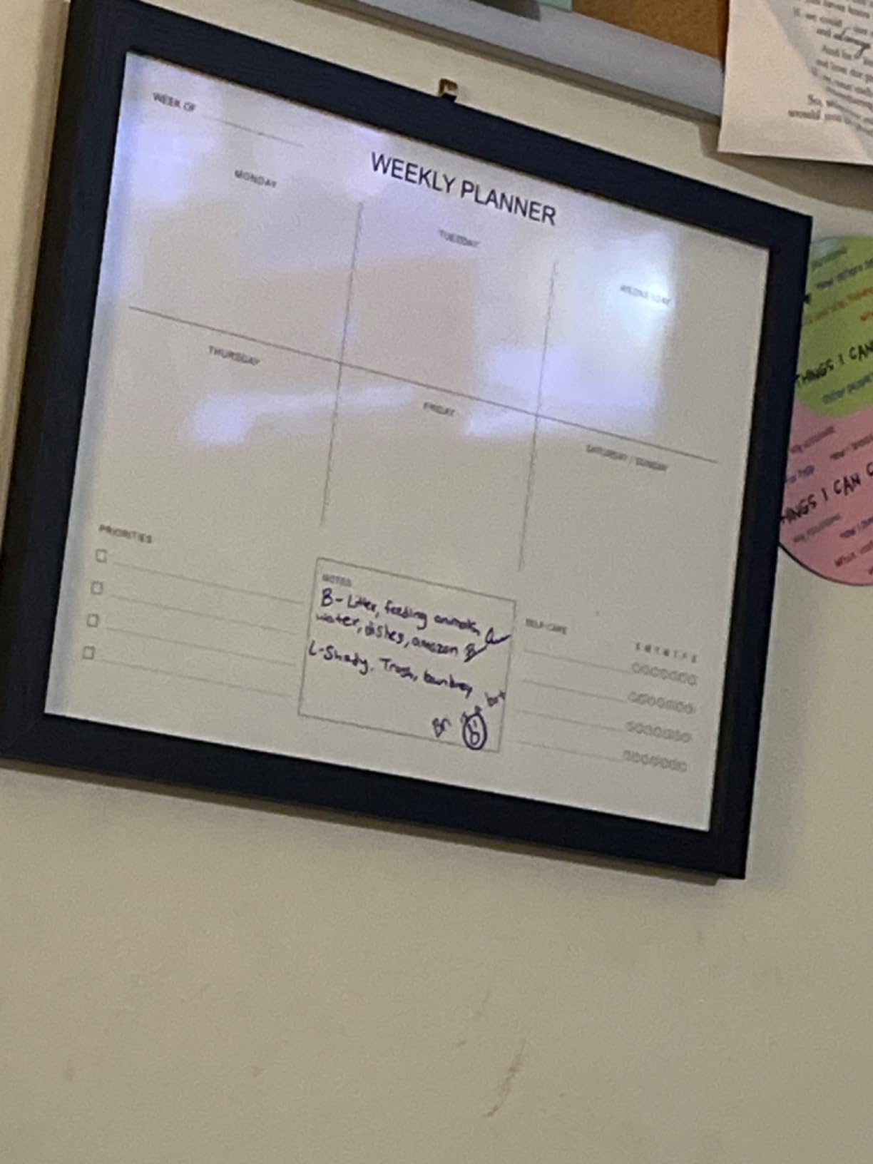 Amazon.com : Aitakatta Dry Erase Board Weekly Planner, 17"x13" Magnetic ...