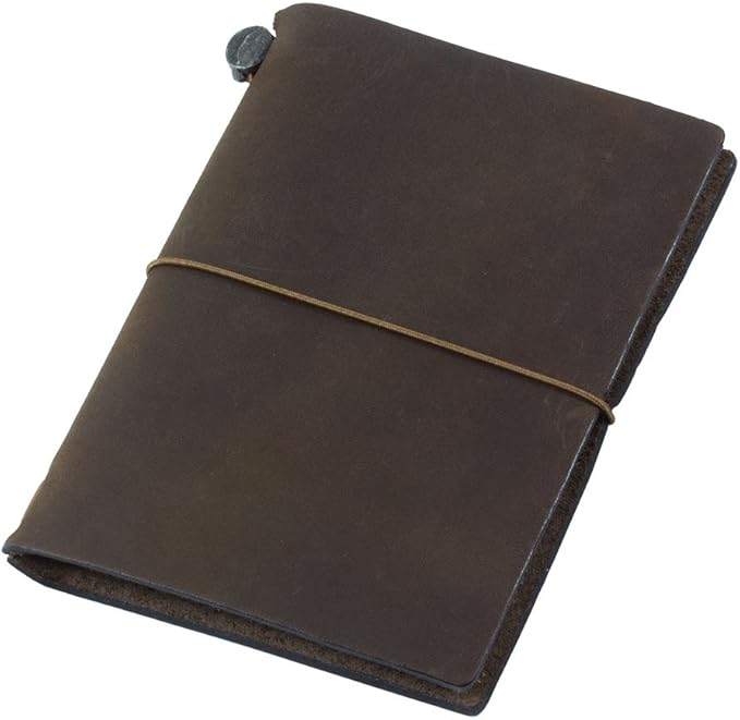MIDORI Traveler's Notebook - Passport Size, Brown Leather (Small ...