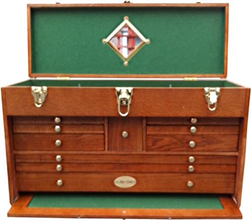 us pro tools 90 Wooden Top Tool Box Tool Chest Wood Cabinet Engineer ...