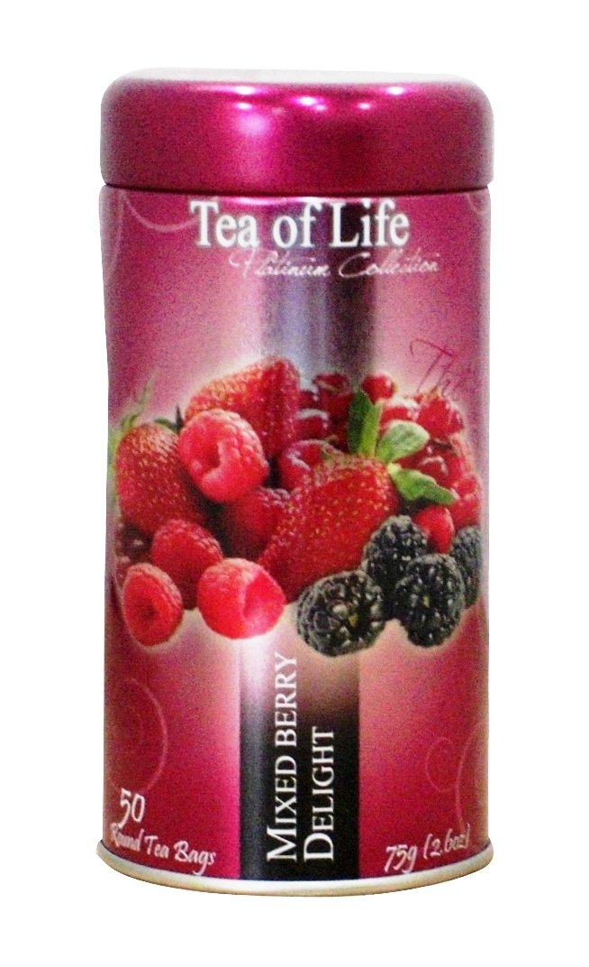 Amazon.com : Tea of Life Platinum Collection, Mixed Berry Delight, 50 ...