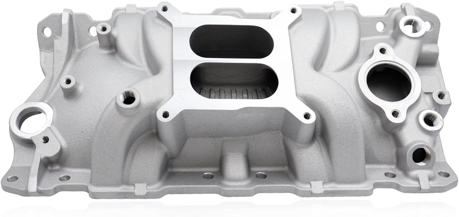 Amazon.com: SMMS Intake Manifold Aluminum Satin, Engine Intake Manifold ...