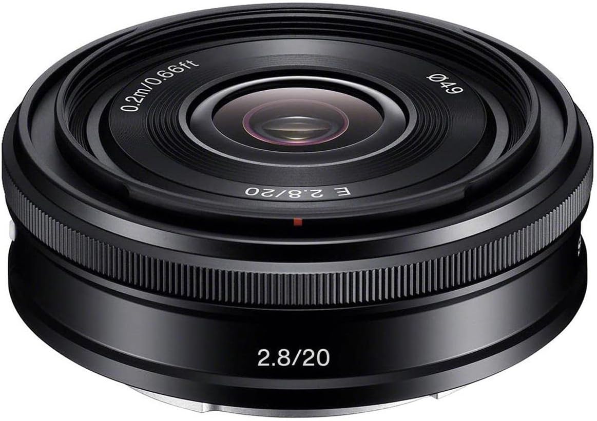 Sony SEL-20F28 E-Mount 20mm F2.8 Prime Lens, Black : SONY: Amazon.ca ...