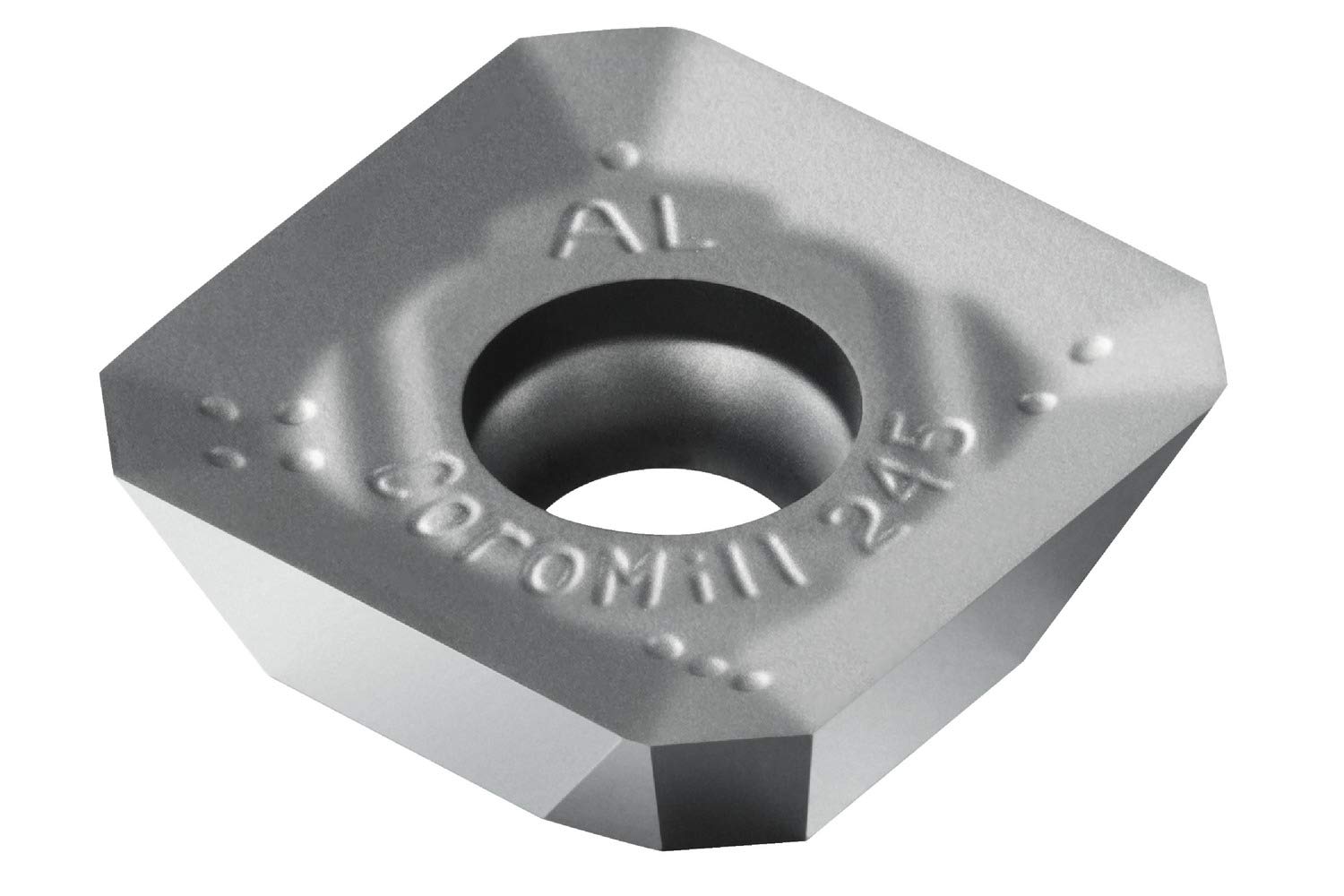 Sandvik Coromant R245-12 T3 E-ML 1130 Coro Mill 245 Insert for Milling, Carbide, Square, Right ...