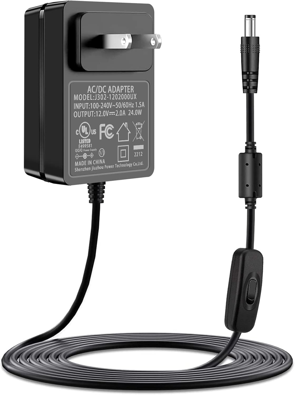Amazon.com : 12V 2A Hard Drive Power Supply Cord for 12Volt External ...