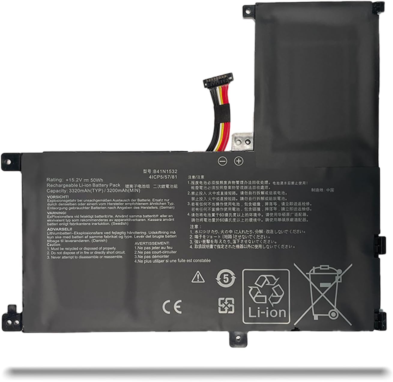 Amazon.com: C31N1841 Laptop Battery for ASUS ZenBook UX333FAC UX334FA ...